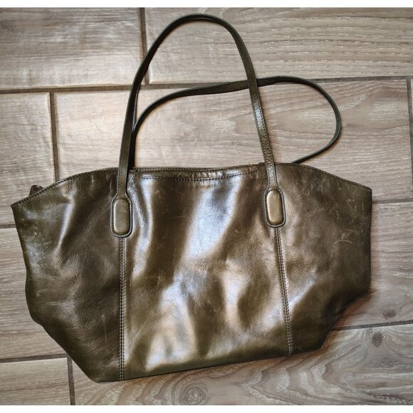 HOBO | Bags | Hobo International Leather Olive Green Shoulder Purse Bag ...